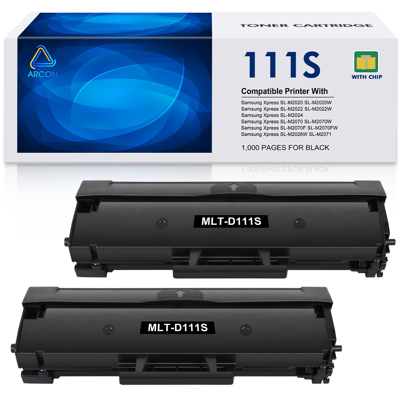 Arcon MLT-D111S Toner Cartridge Compatible for Samsung MLT-D111S 111S Xpress SLM2020W M2022W ...