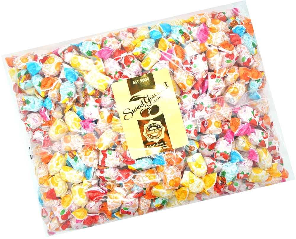 Arcor Assorted Filled Fruit BonBons | Bulk Hard Candy | assorted fruit ...
