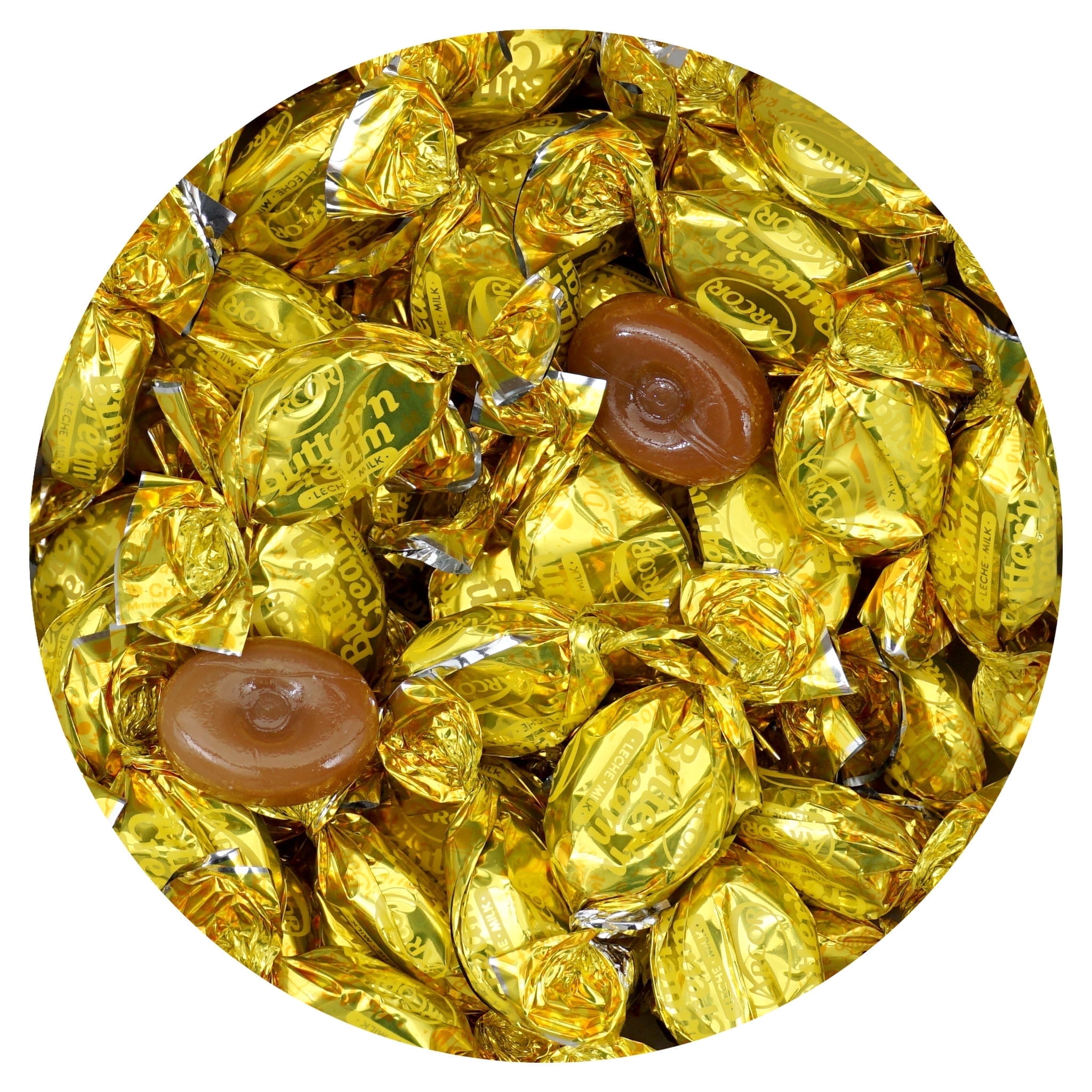 Arcor Butter 'n' Cream Toffee Candy, 2 Lb Bulk (Approx. 150 Pcs ...