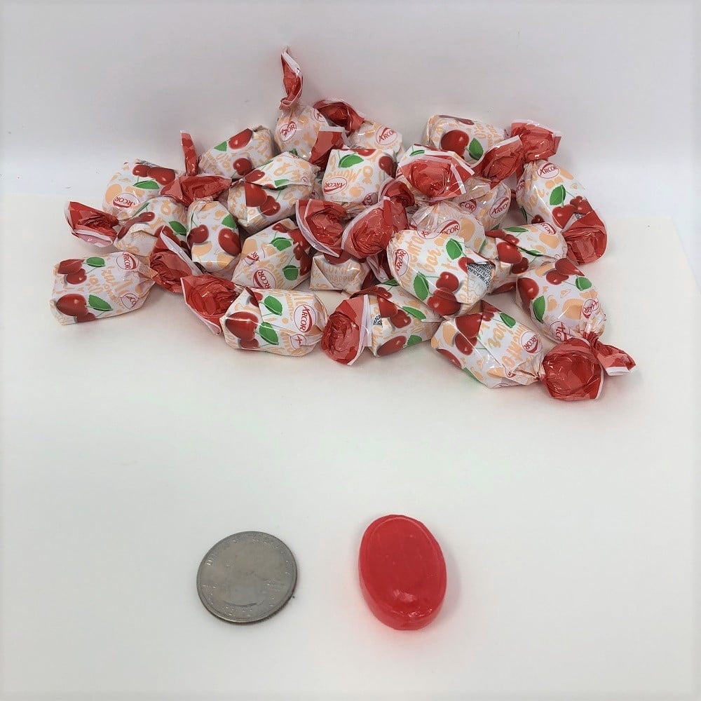 Arcor Cherry Filled Fruit Bon Bons 2 pounds bulk cherry hard candy ...