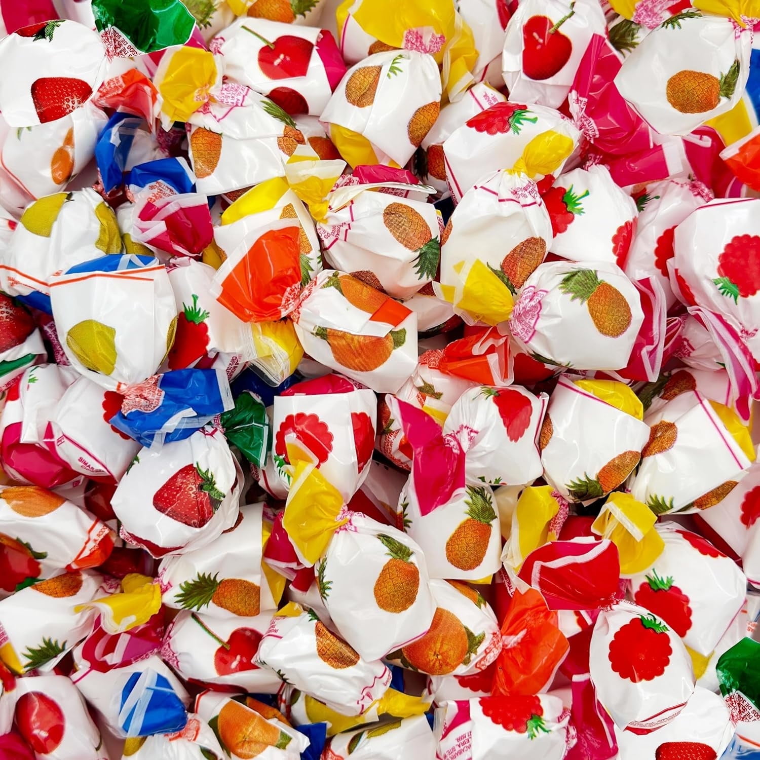 Arcor Fruit Filled Assorted Bon Hard Candy, 2 Pounds Pack - Cherry ...