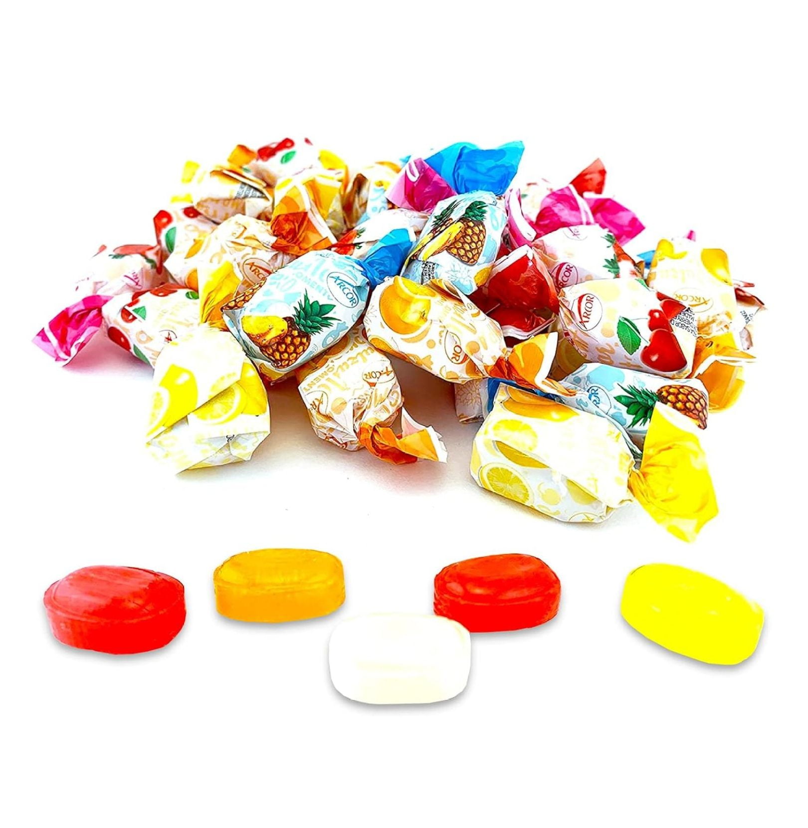 Arcor Fruit Filled Bon Bons Sachet Wrap Hard Candies 6 Lb Bag - Walmart.com