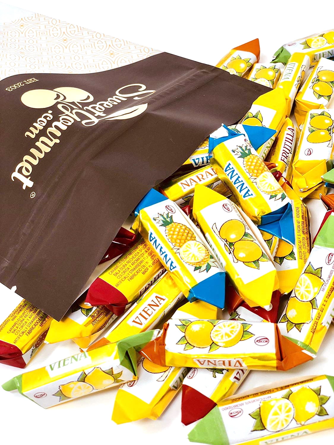 Arcor Premium Hard Candy | Vienna Assorted Fruits Filled Candies | 2 ...