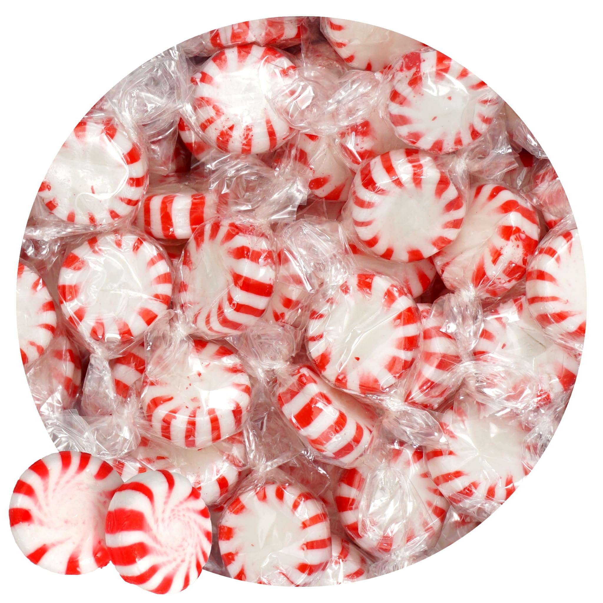 Arcor Starlight Peppermint Candy, 5 Pound Bulk Hard Candy Approx. 375 ...