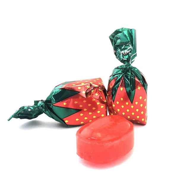 Arcor Strawberry Filled Buds Bon Bons Hard Candy, Sachet Wrap (Pack of ...
