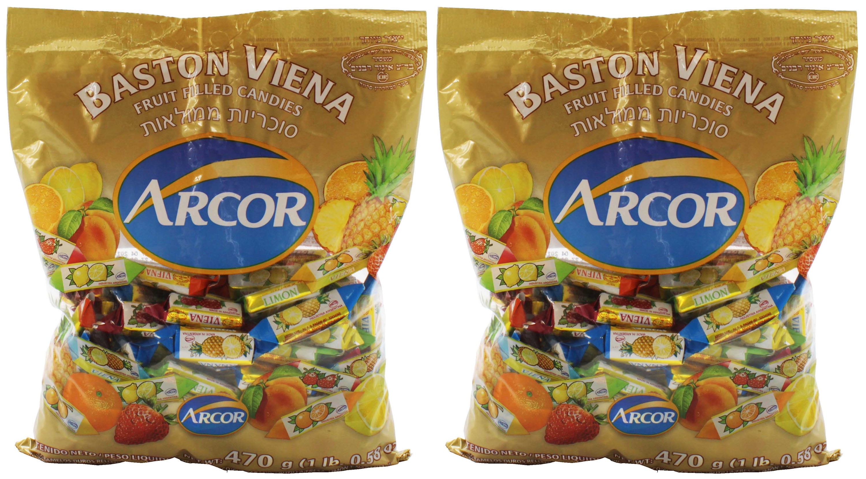 Arcor Vienna Fruit Filled Kosher Candy 2 Packs - Walmart.com