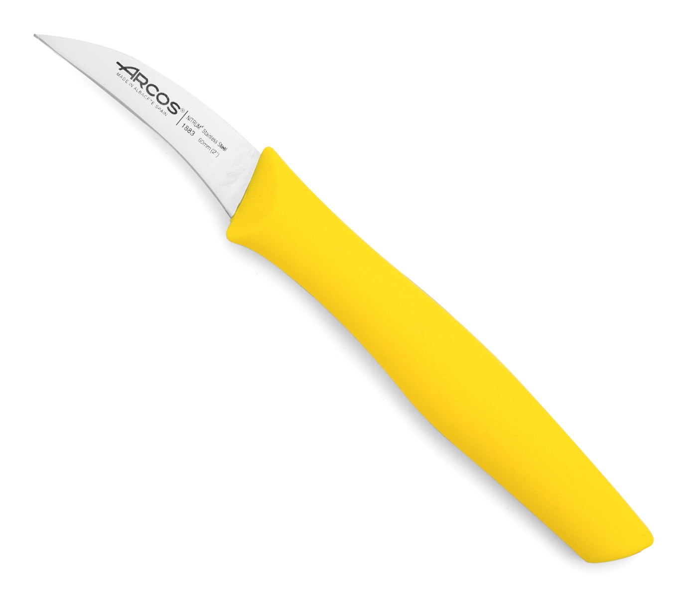 Arcos - Bird's Beak Paring Knife. 2 inch Stainless Steel Blade. POM ...