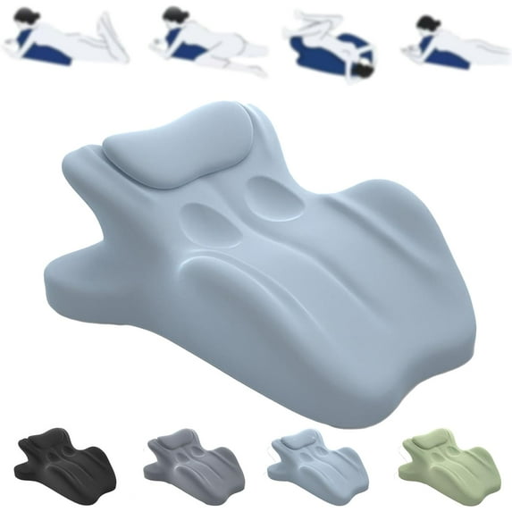 Arcova Memory Foam Wedge Pillow - Ergonomic Support,Chiro Monk Couple Pillow, Couples Intimacy ...