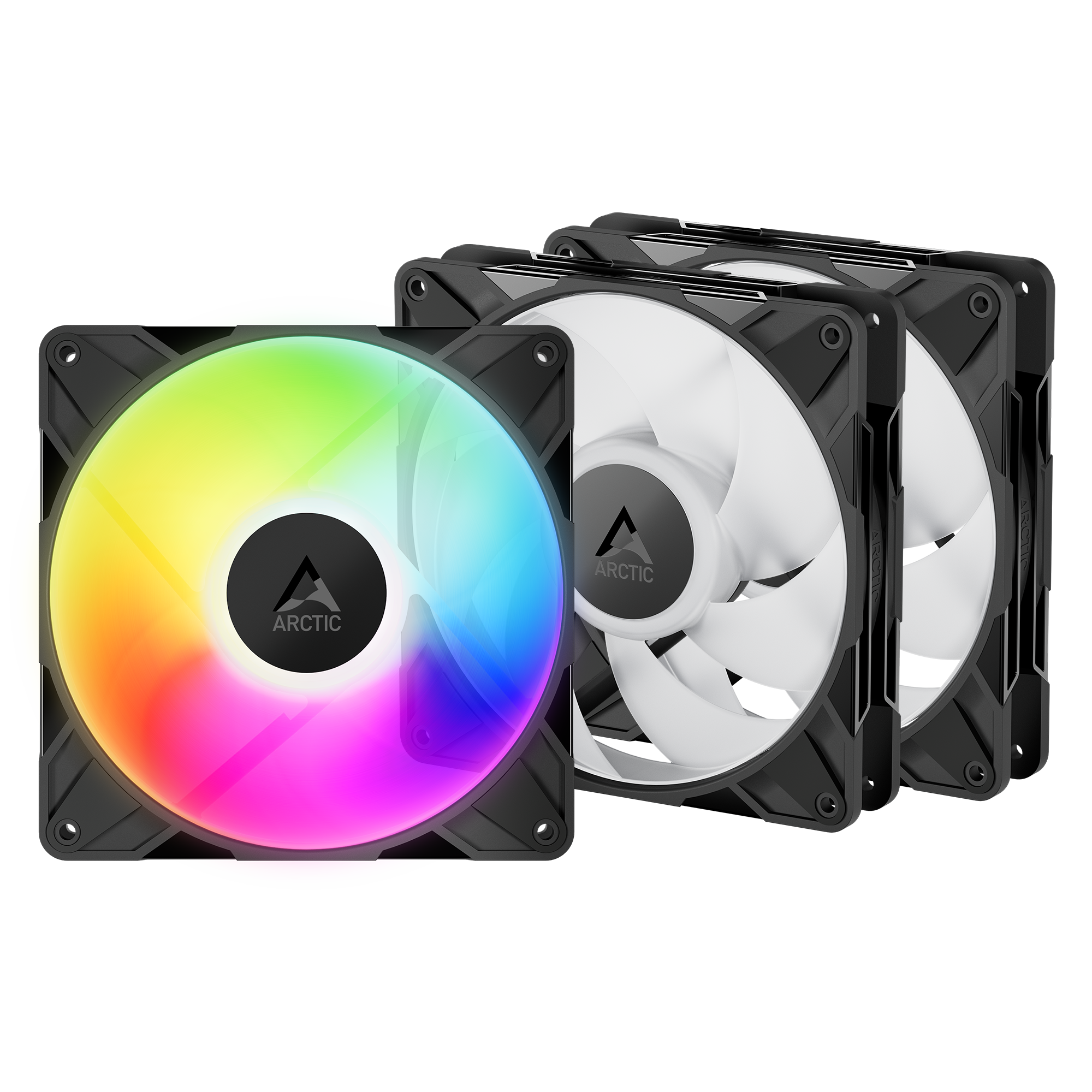 Arctic ACFAN00320A P14 Pro A-RGB140mm PWM Fan w/ Y-Cable Splitter, 400 ...