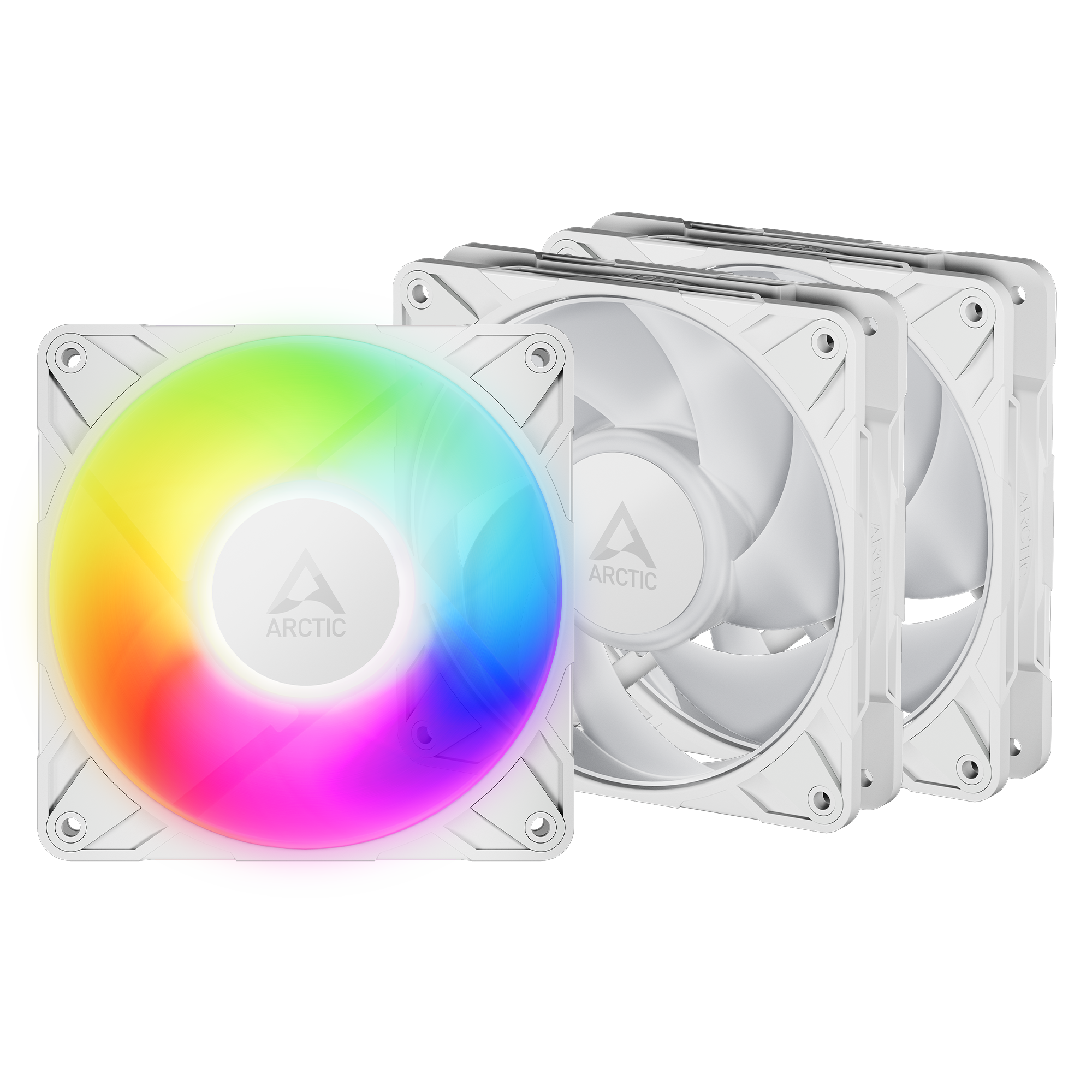 Arctic ACFAN00326A P12 Pro A-RGB (3-Pack) - White - Walmart.com