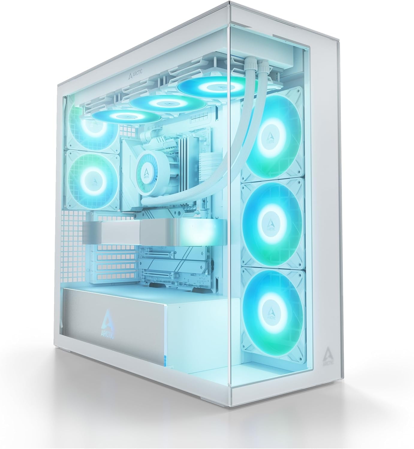 Arctic ACPCC00014A Xtender PC Case-Mid Tower-Tempered Glass Panel ...