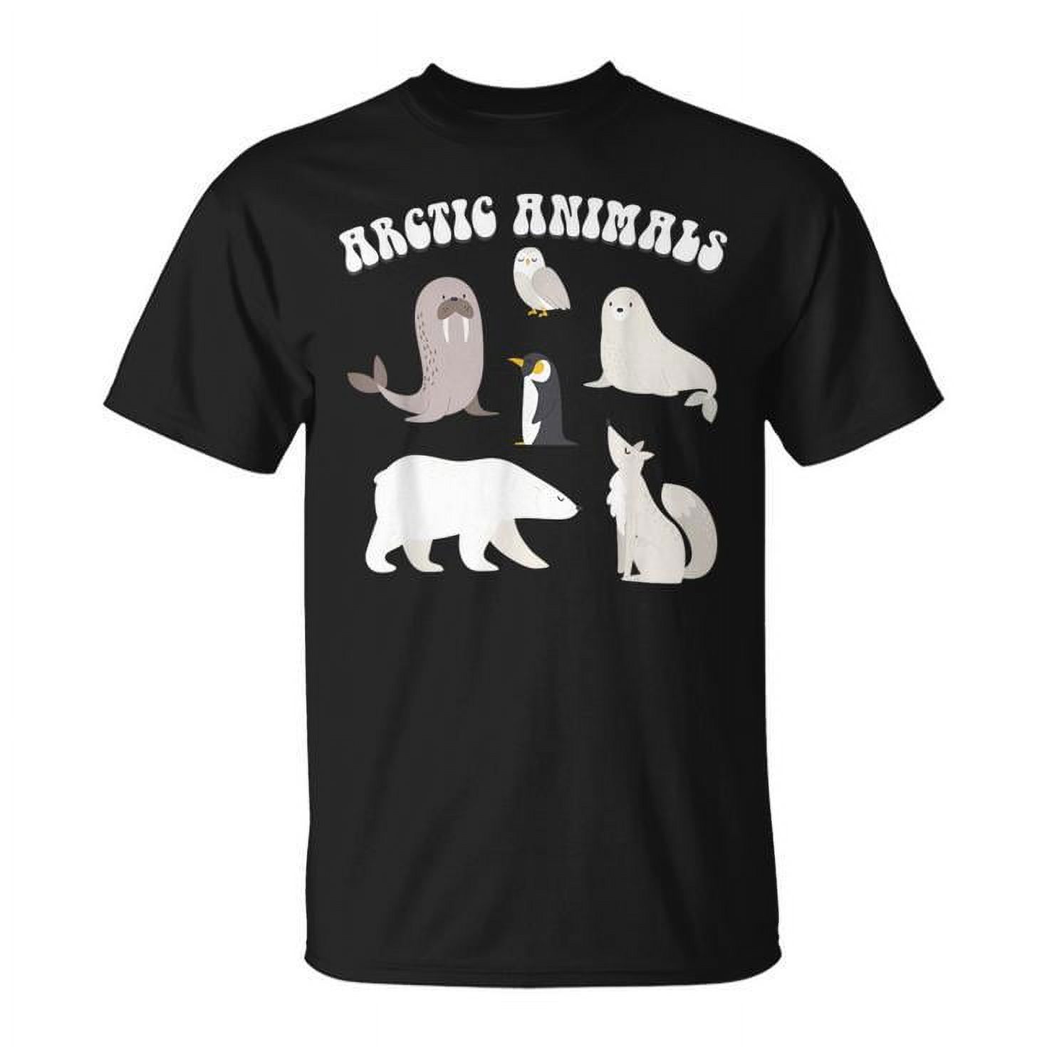 Arctic Animals Arctic Fox Cute Arctic Polar Bear North Pole T Shirt ...
