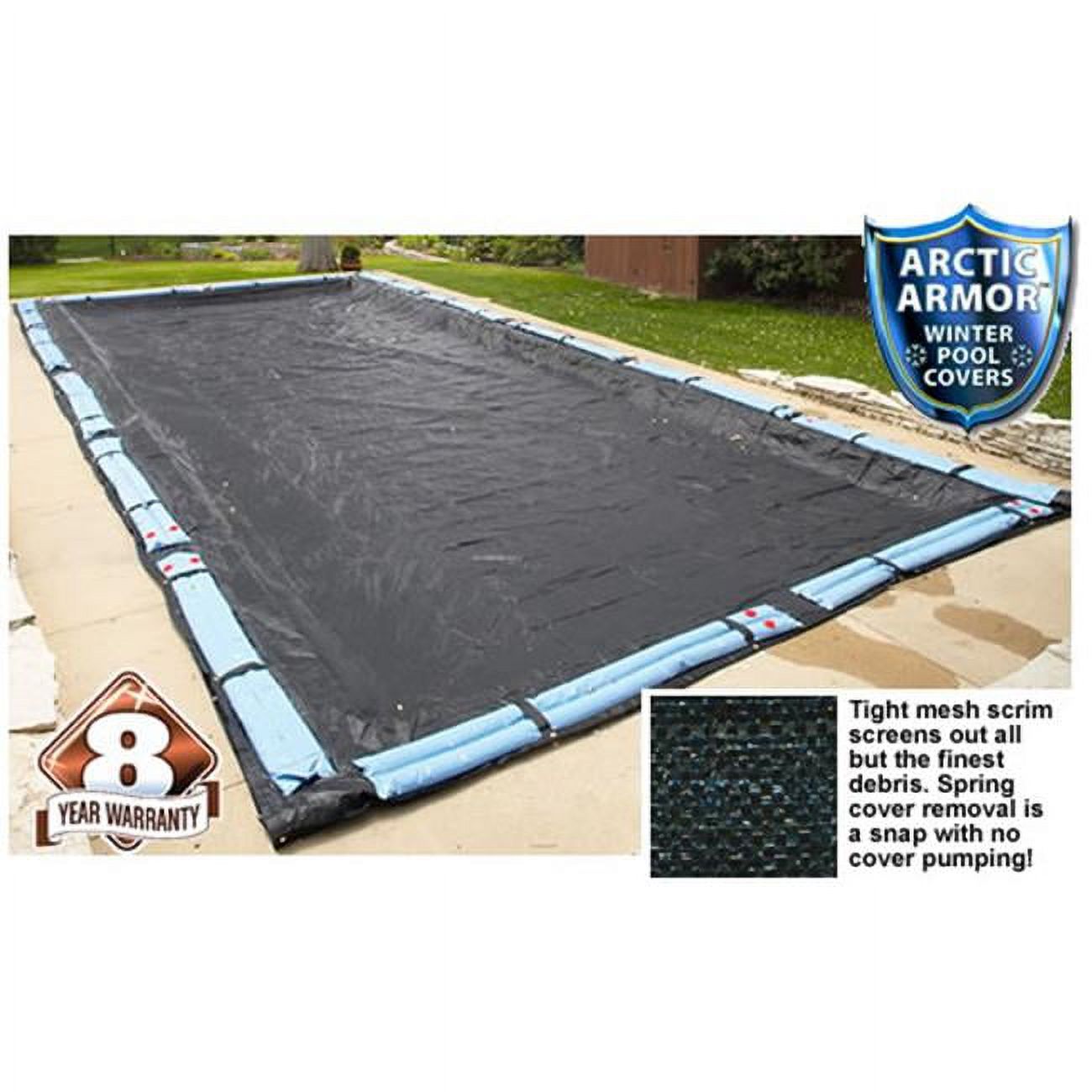Arctic Armor Mesh Covers for 14'x28' Rectangle InGround Pools - Walmart.com