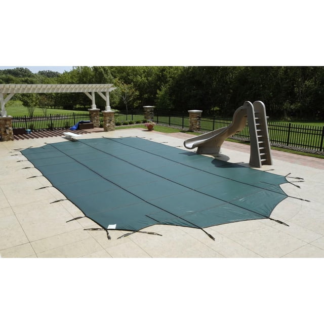 Arctic Armor WS365G 18' x 36' 12 Year Mesh Safety Covers with Step ...