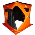 Arctic Blaze 3-4 Man Pop-Up Portable Ice Fishing Shelter,34 Square Feet ...