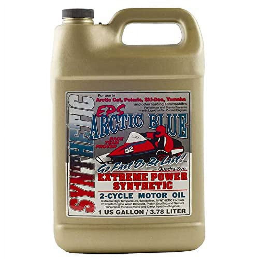 Arctic Blue EPS Synthetic Snowmobile Oil 2-Cycle Gallon 1020-4085 ...