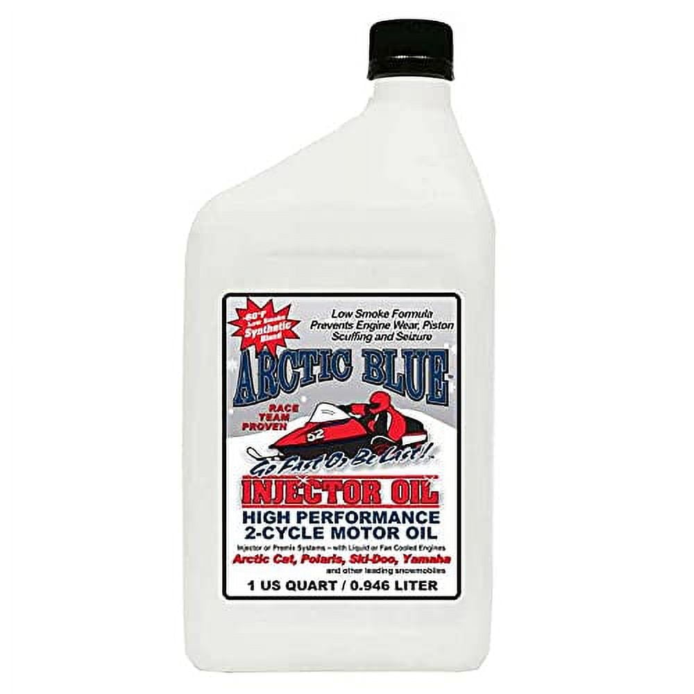 Arctic Blue Synthetic Blend Snowmobile 2-Cycle Oil Quart 1026-4080 ...