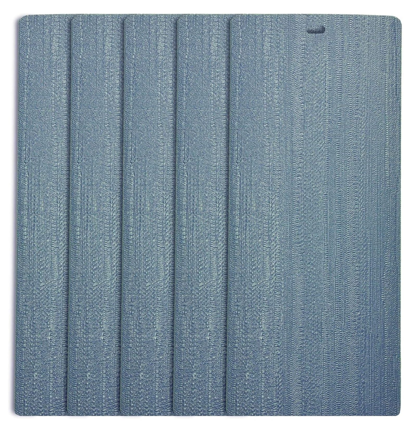 Arctic Blue Vertical Blind Texture Slats Window Size 58.5 Qty 5 Pack ...