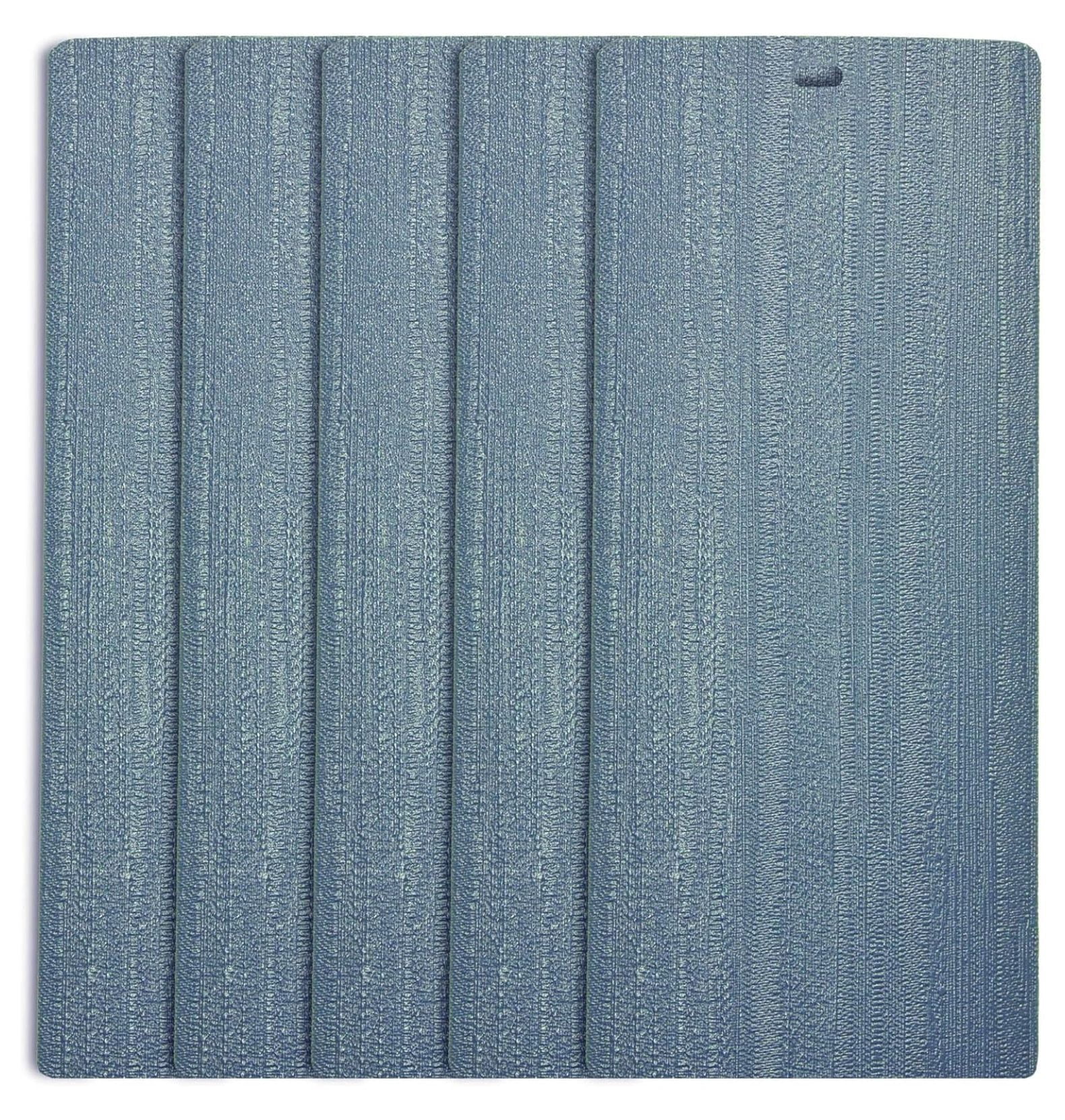 Arctic Blue Vertical Blind Texture Slats Window Size 70.5 Qty 5 Pack ...