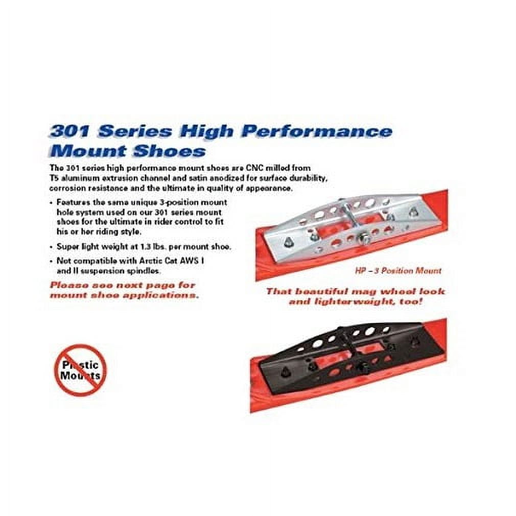 Arctic Cat 08-11 (Race Sleds) ACR-HP Silver HP USI Mounting Kit (Pair ...