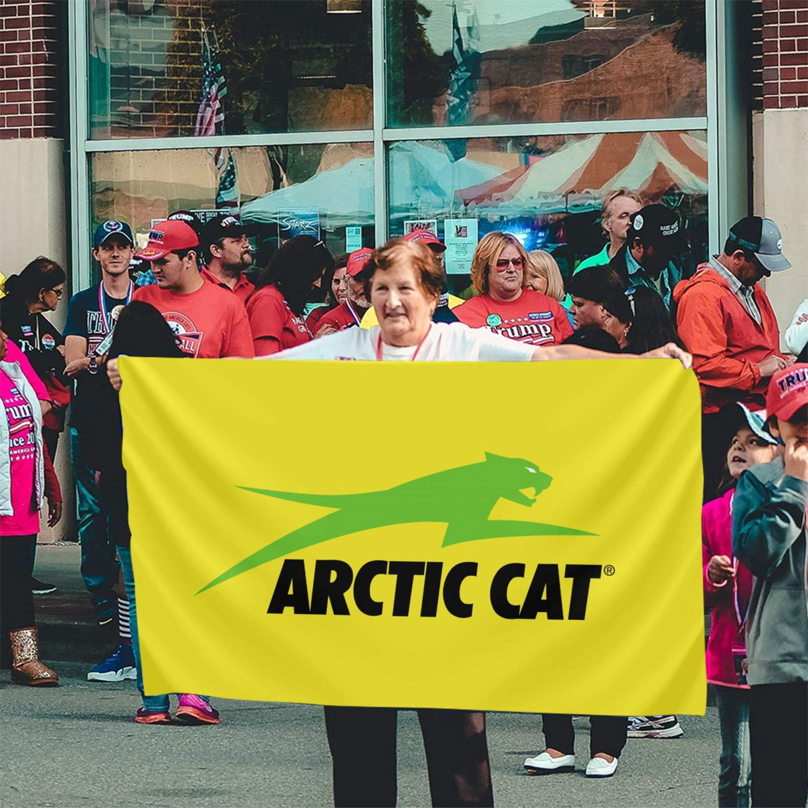 Arctic Cat Logo Flag 3x5ft, Home Garden Flag, Suitable For Indoor Or ...