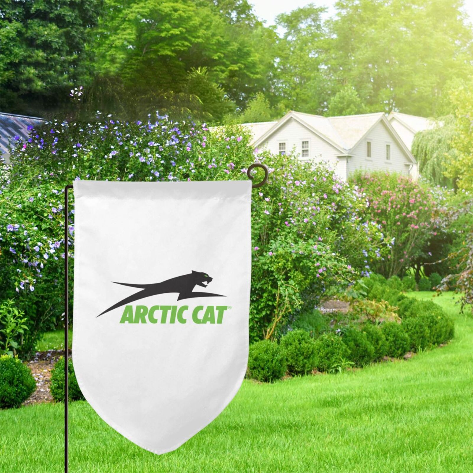 Arctic Cat Logo Garden Flag - Double Sided Banners For Outdoor Indoor ...