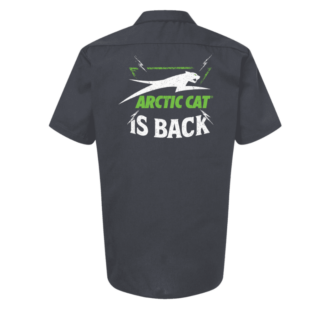 Arctic Cat-The Cat is Back Men's Work Shirt - Walmart.com