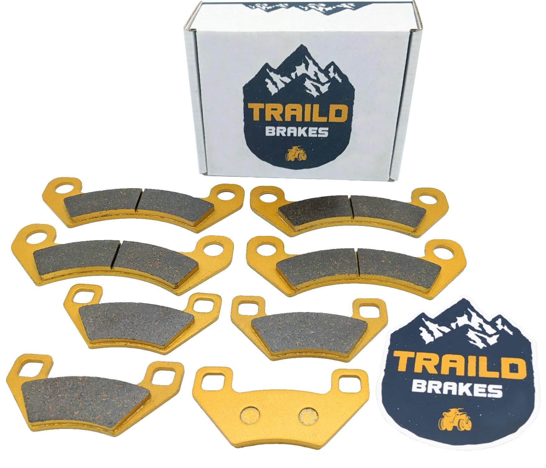 Arctic Cat Wildcat X/Wildcat 4 X 2013-2018 Ceramic Brake Pad Set ...