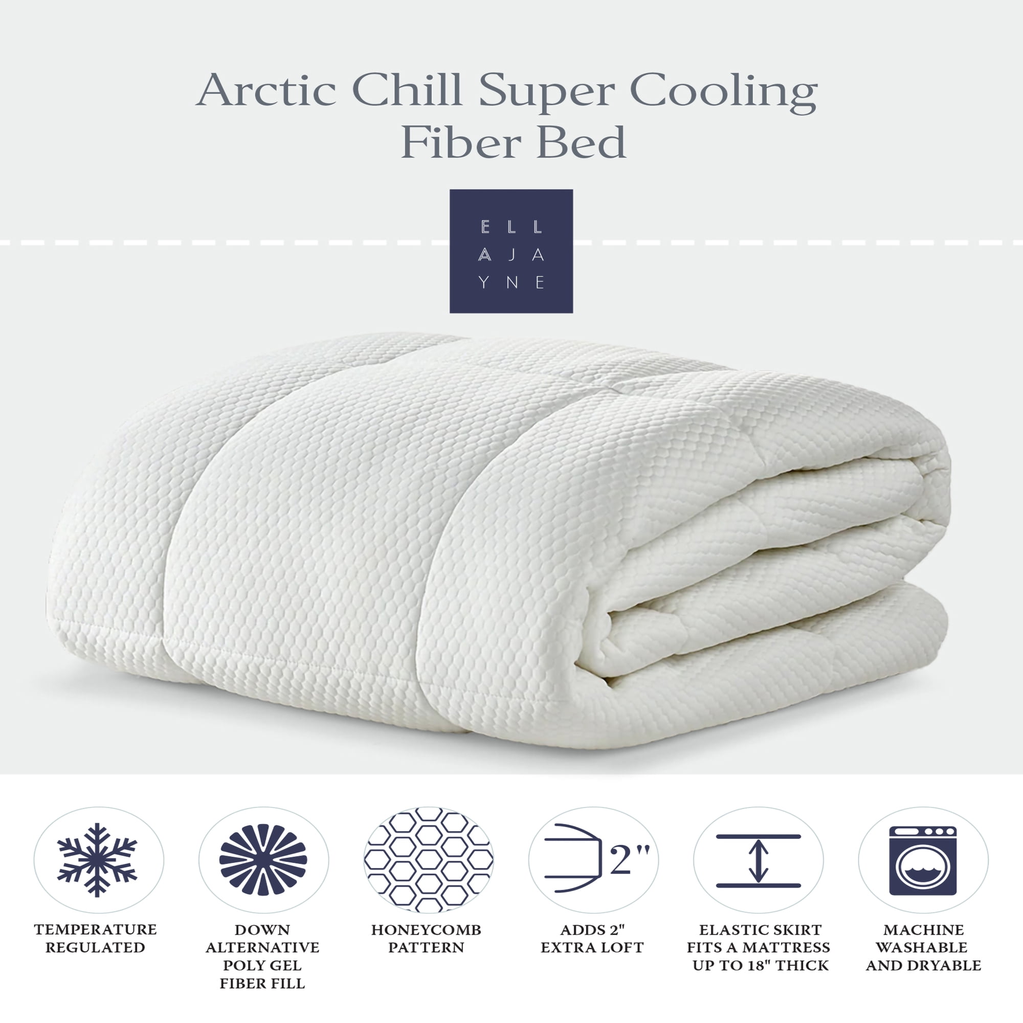 Arctic Chill Super Cooling Mattress Topper, Full - Walmart.com