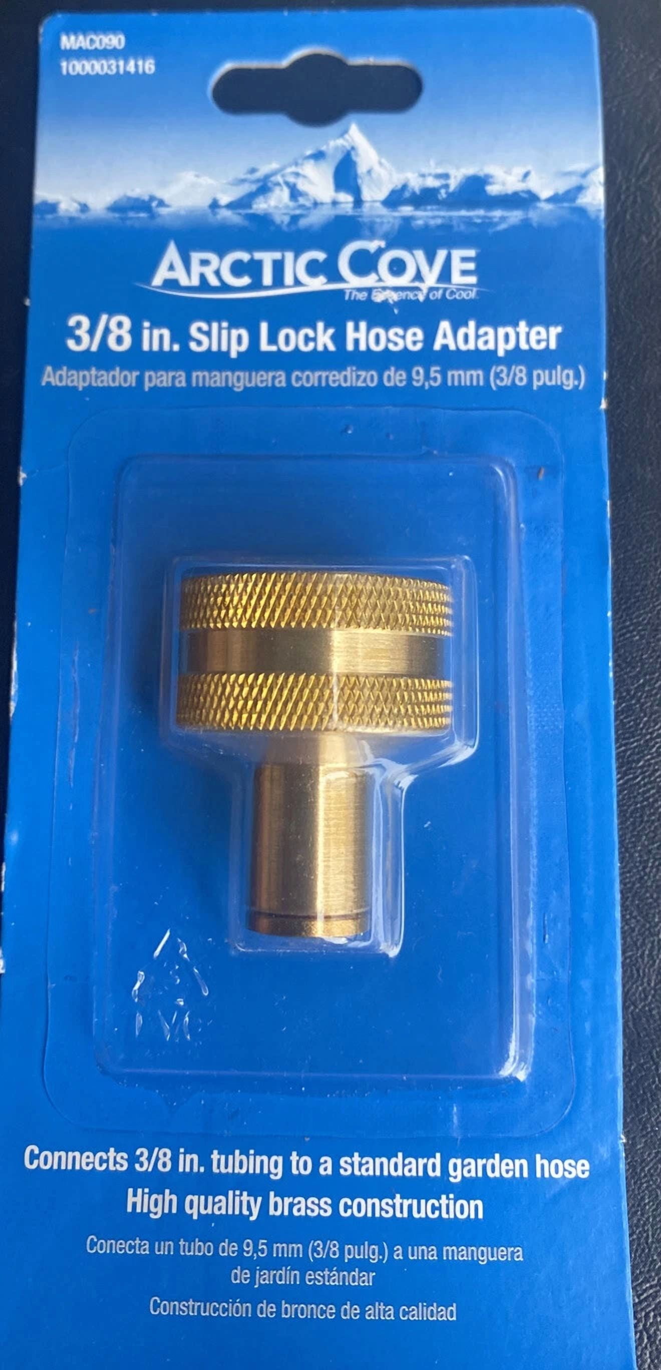 Arctic Cove 3/8 In. Slip Lock Hose Adapter - Walmart.com