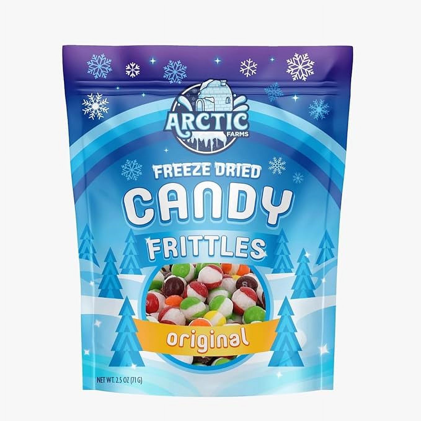 Arctic Farms Freeze Dried Candy - Frittles (Original Flavors) (2.5oz ...