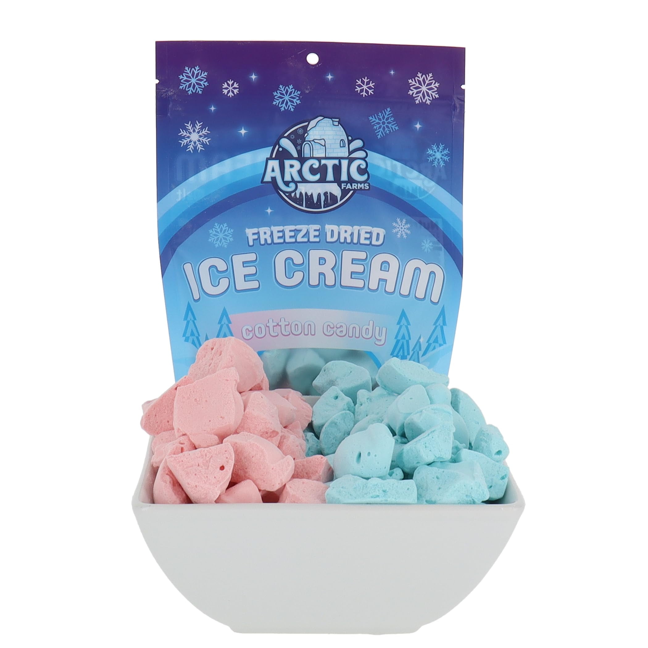 Arctic Farms Freeze Dried Ice Cream Bits Bagged and Boxed - Does Not ...