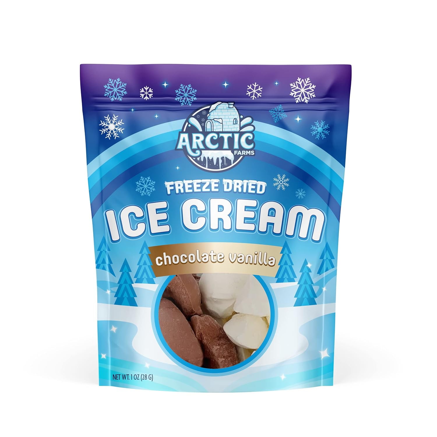 Arctic Farms Freeze Dried Ice Cream that Does Not Melt (Chocolate ...