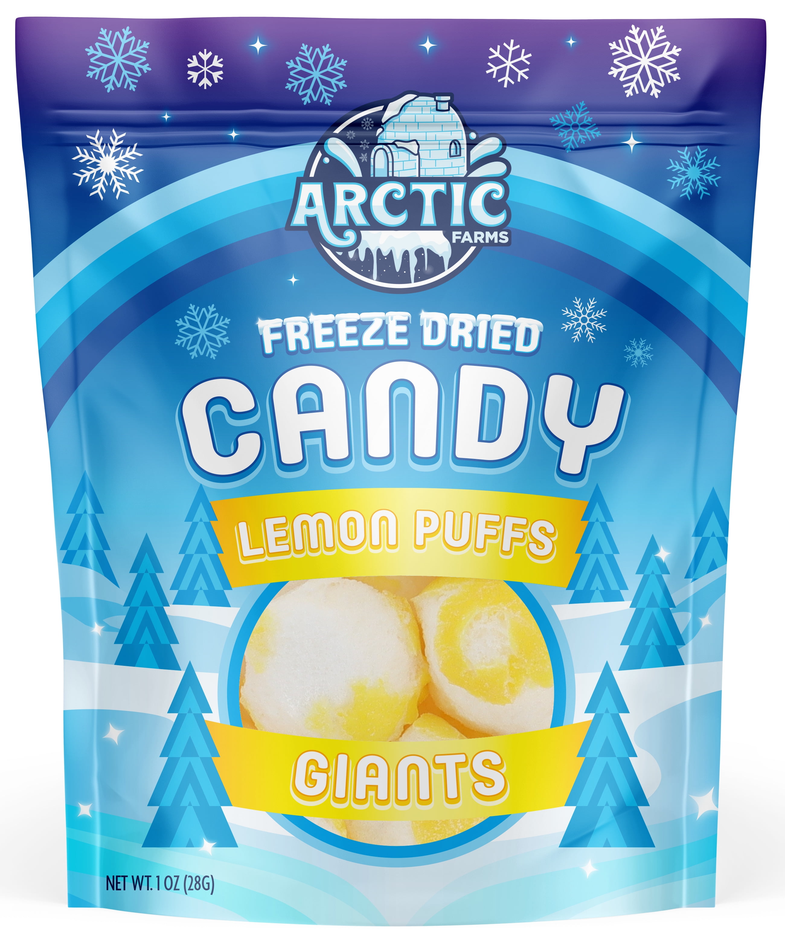 Arctic Farms Freeze Dried Lemon Puffs - Walmart.com