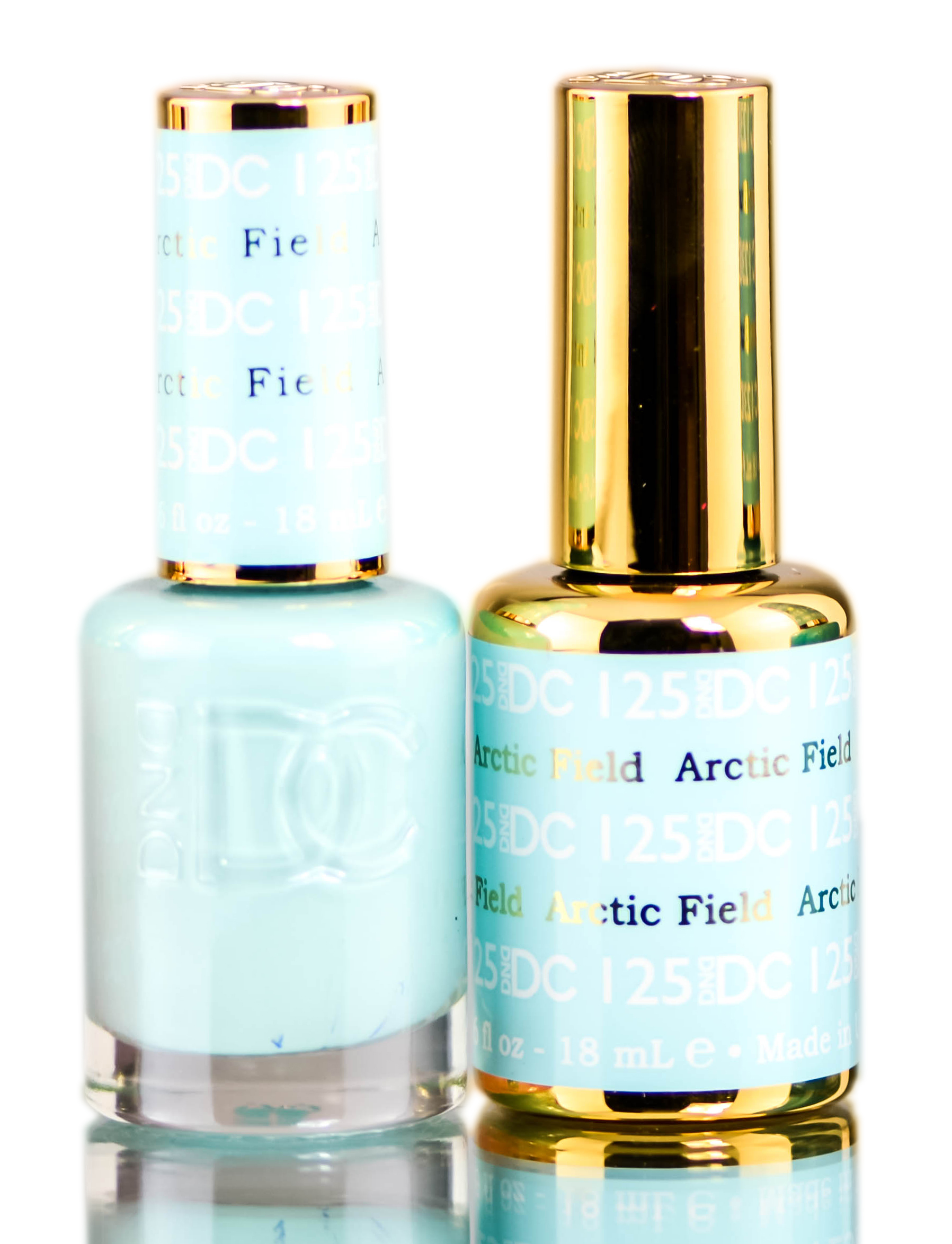 Arctic Field (125) , DND DC Blues & Greens GEL POLISH DUO, Gel Lacquer ...