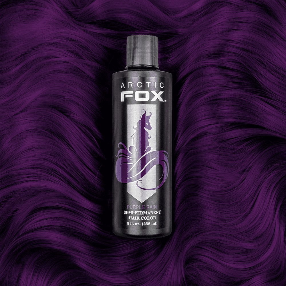 Arctic Fox Vegan Hair Dye, 4-oz Purple AF Semi-Permanent Color, Cruelty ...