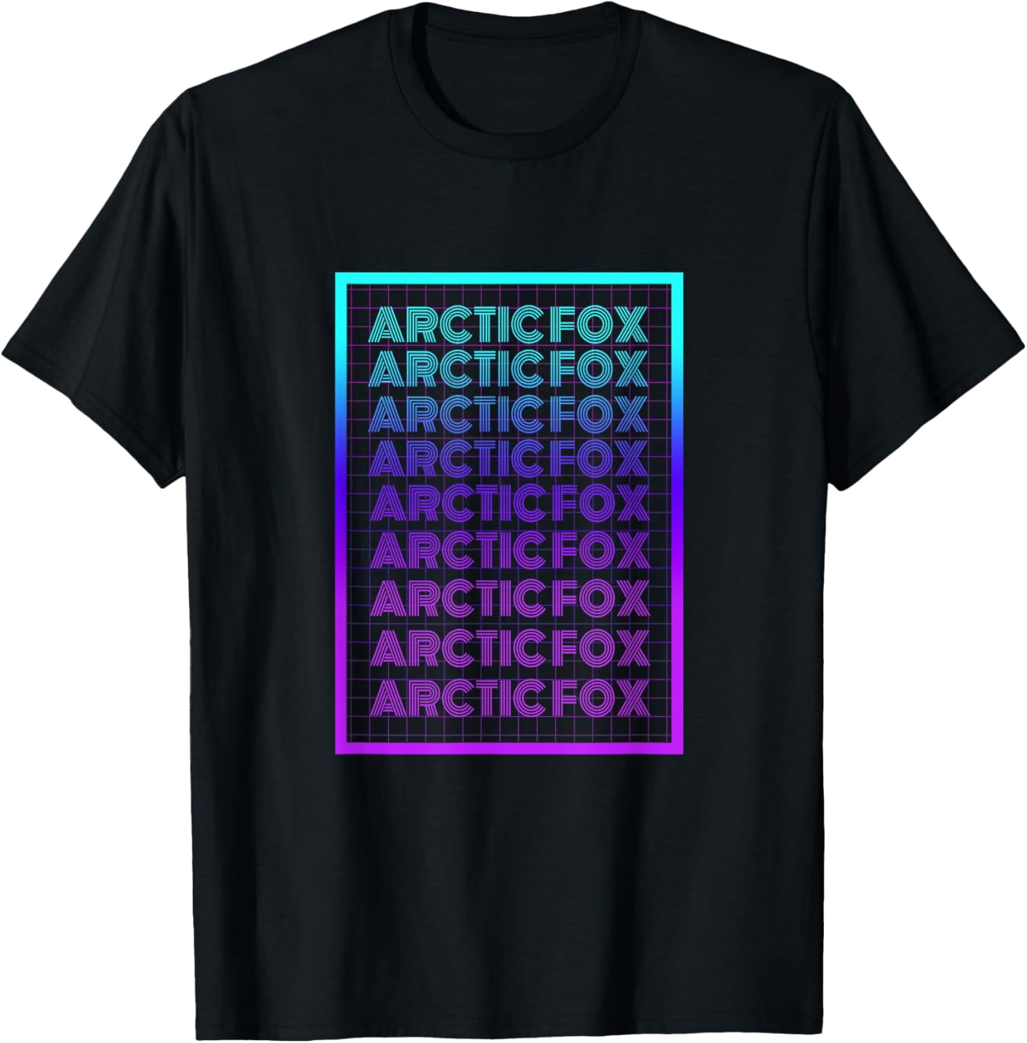 Arctic Fox Animal 70's Retro Arctic Fox T-Shirt - Walmart.com