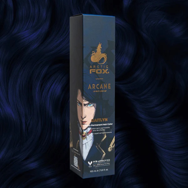 Arctic Fox Caitlyn Semi-Permanent Hair Color Deep Navy-Blue Hair Dye ...