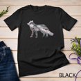 Arctic Fox Colorful Design With Landscape - Animal Print Unisex T ...