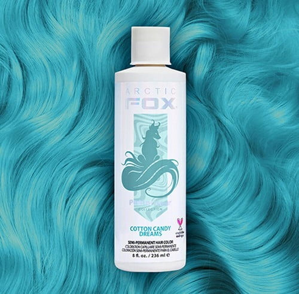 Arctic Fox Cotton Candy Dreams Pastel 8-oz. Semi-Permanent Vegan Hair ...