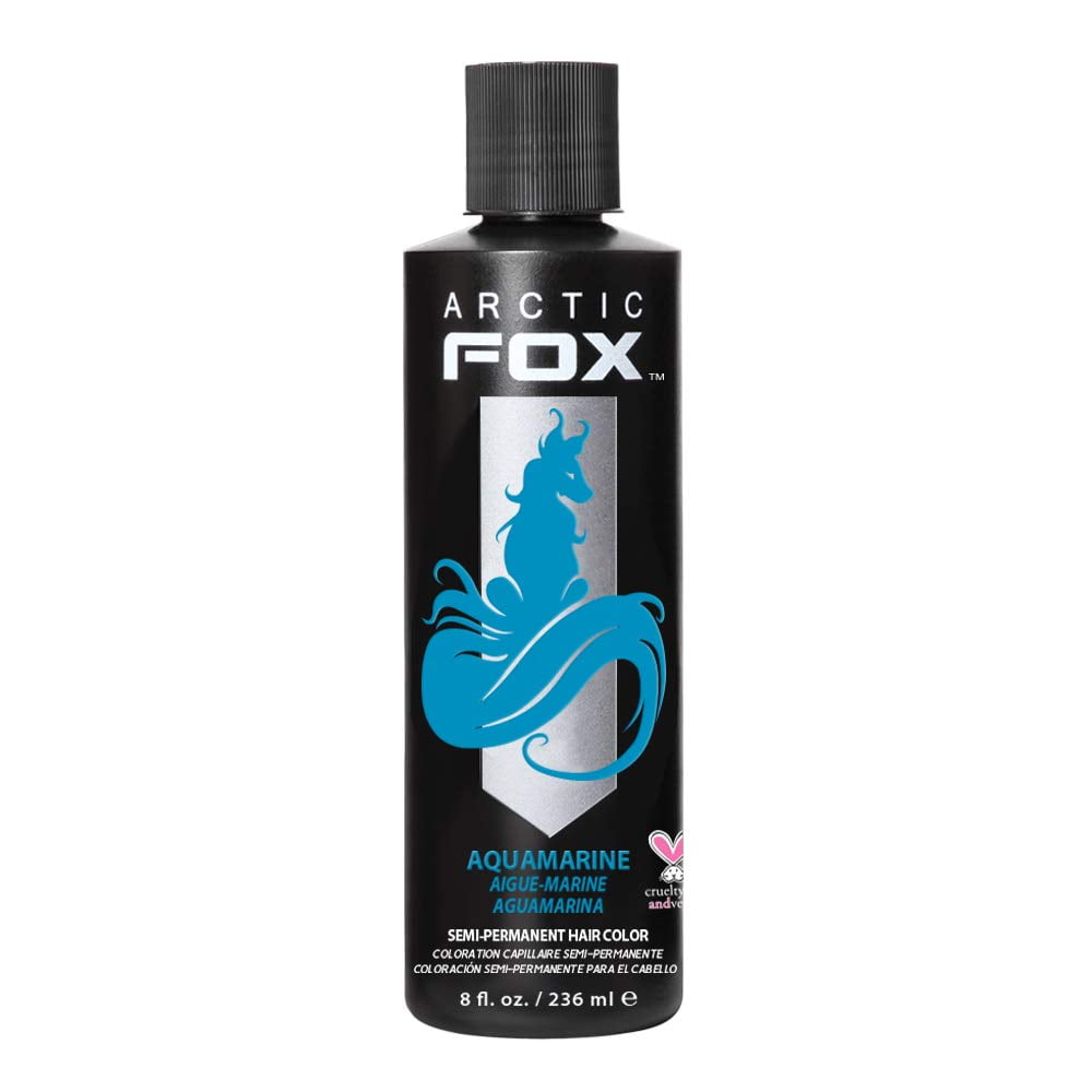 Arctic Fox Vegan Semi-Permanent Hair Dye, Aquamarine, 8 fl oz - Walmart.com