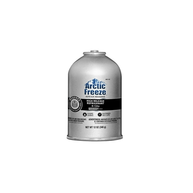 Arctic Freeze Auto A/C Recharge High Mileage Refrigerant R-134 (12 ...