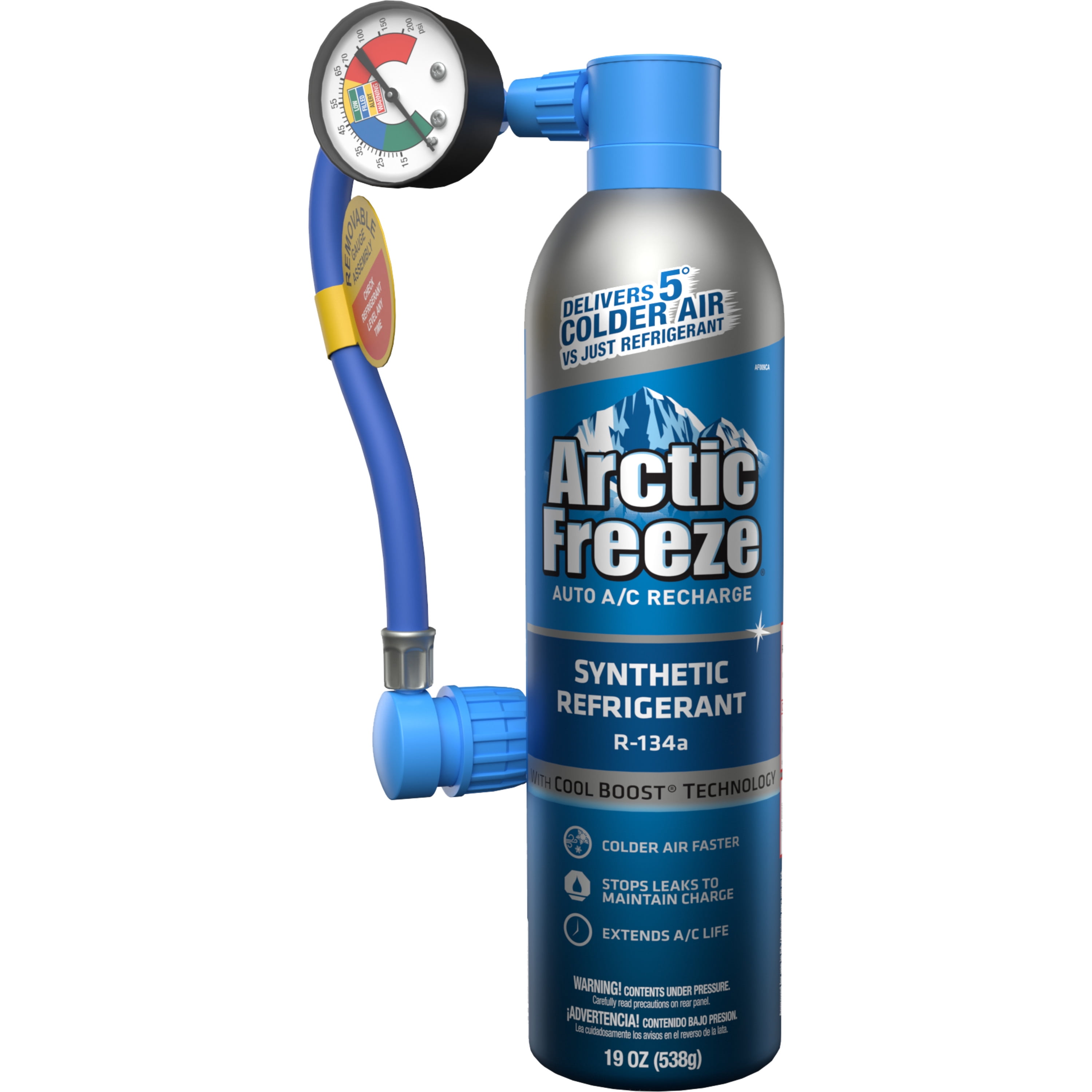 Arctic Freeze Ultra Synthetic Automotive Refrigerant 134a - 19 oz ...
