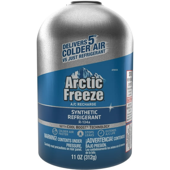 Arctic Freeze Ultra Synthetic R134a+ Automotive Refrigerant - 11 OZ ...