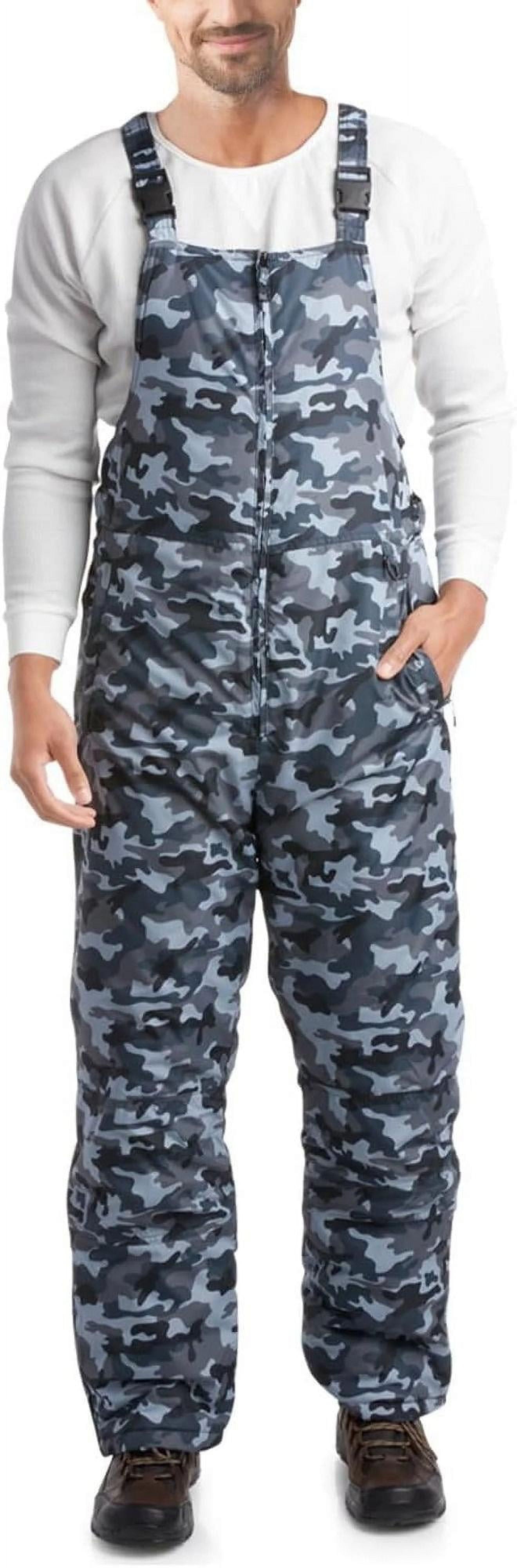 Arctic Hero Men's Insulated Waterproof Ski Snow Bib Overalls, Adult ...