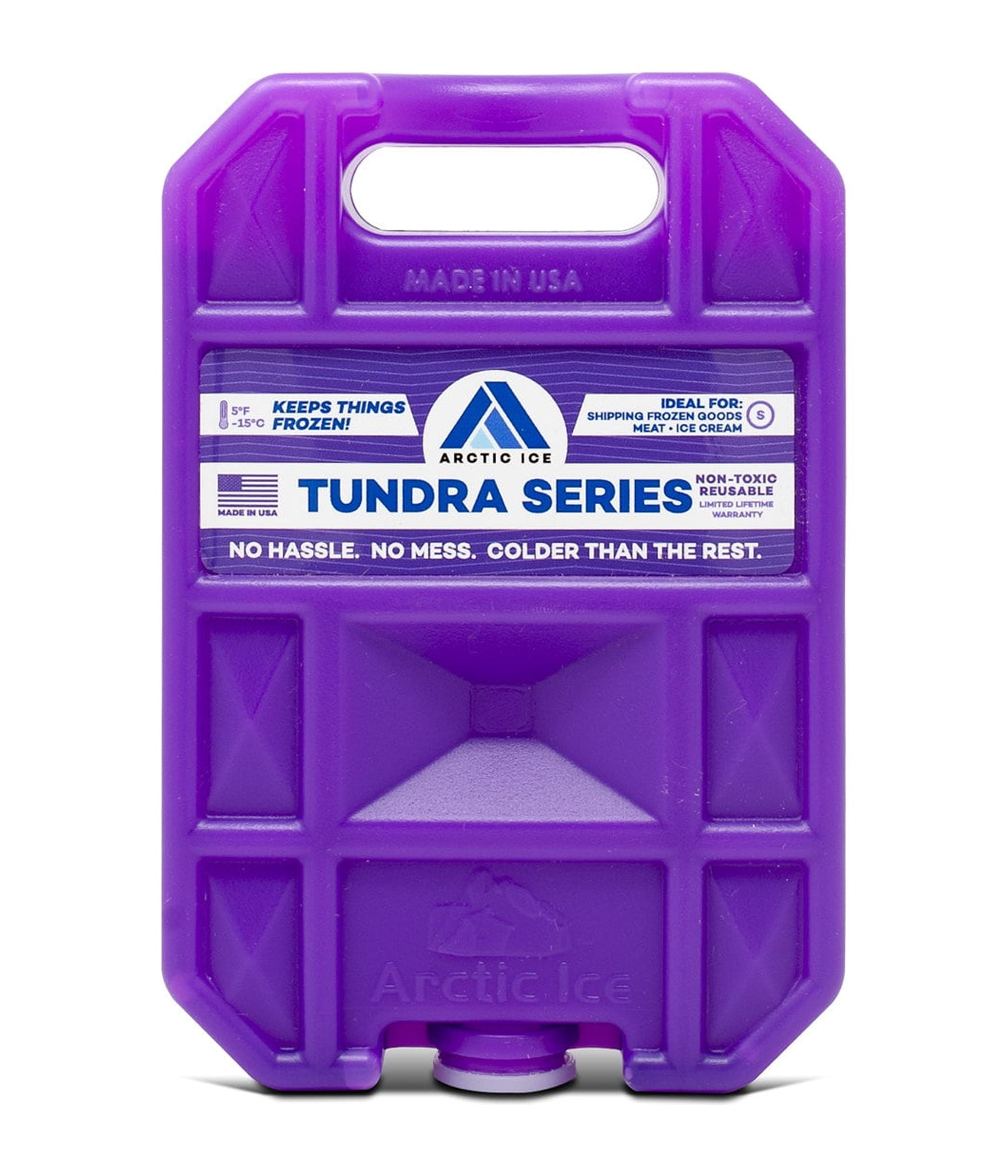 Arctic Ice 1201 Tundra Series Reusable Freezer Ice Pack Small (.75 lbs ...
