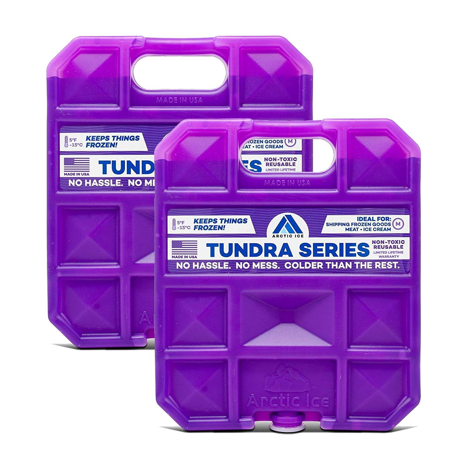 Arctic Ice Tundra Series High Performance Ice Pack, Medium 1.5 LB (2 ...