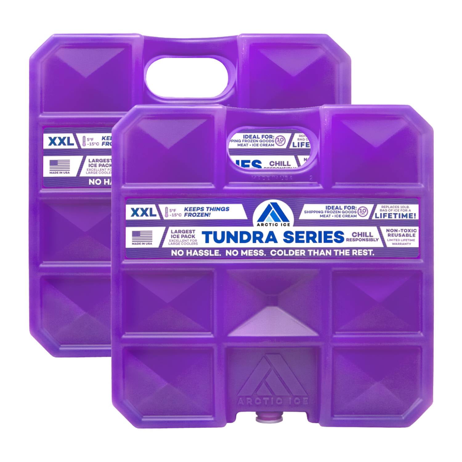 Arctic Ice Tundra Series Reusable Ice Pack, XX-Large, 10 LBS, 2-Pack ...