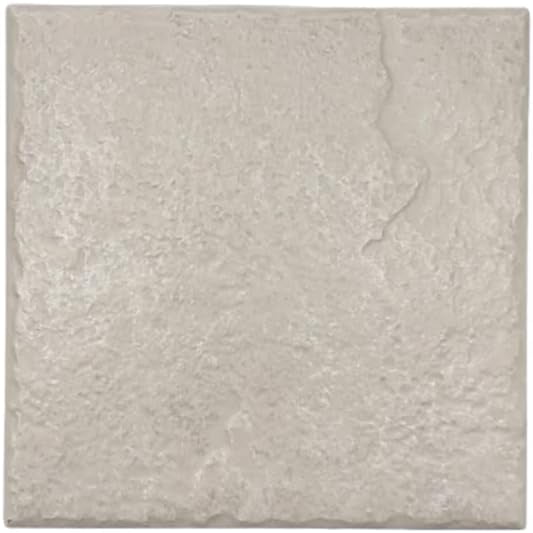 Arctic Ivory Square 6x6 Ceramic Wall Tile Textured Matte, Kitchen ...