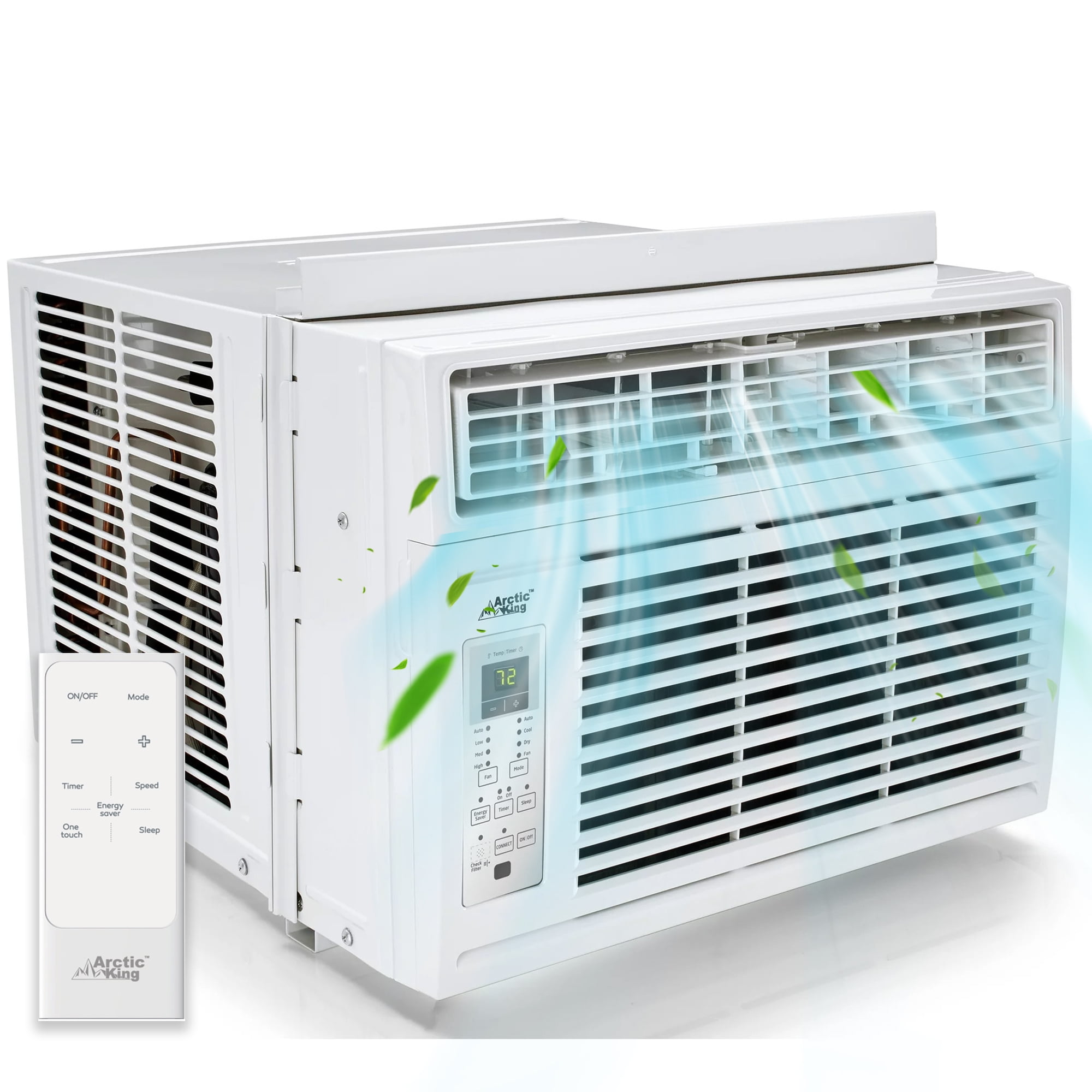 Arctic King 12,000 BTU Window Air Conditioner, Cools 550 Sq. Ft ...